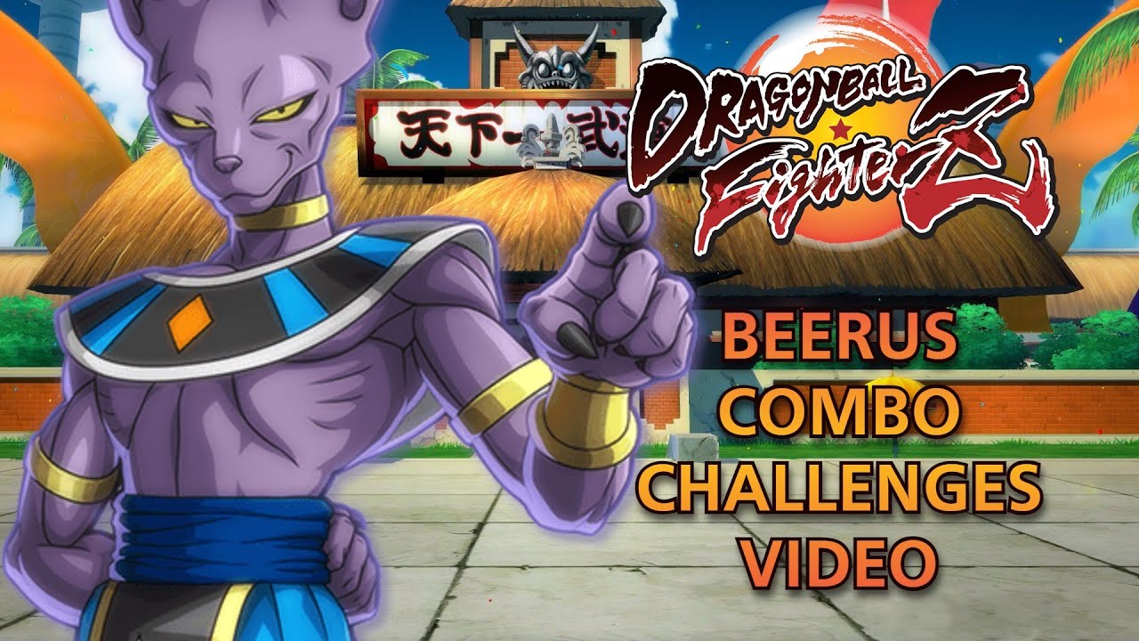 Dragon Ball FighterZ - Beerus Combo Challenge Video - YouTube