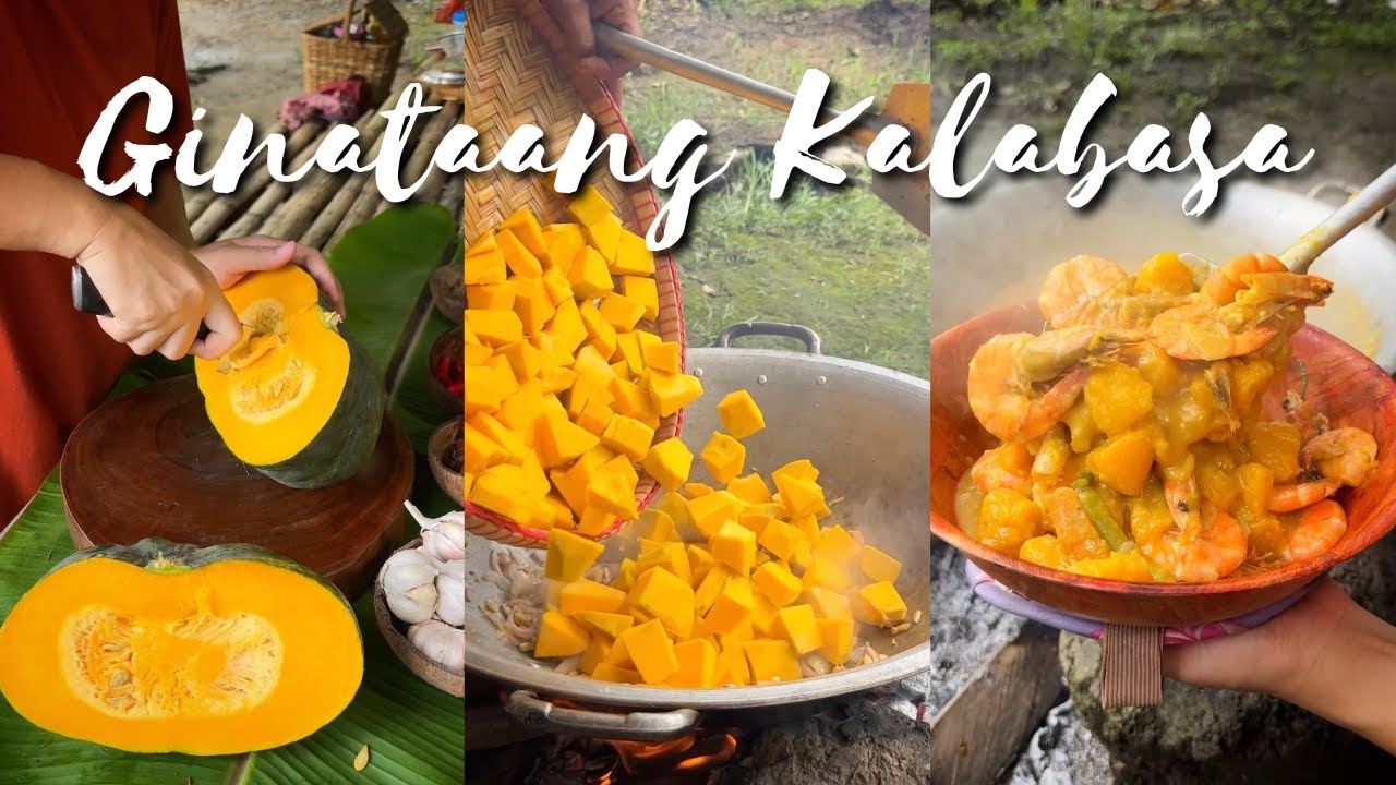 Filipino dish made with squash cooked in coconut milk | Ginataang ...