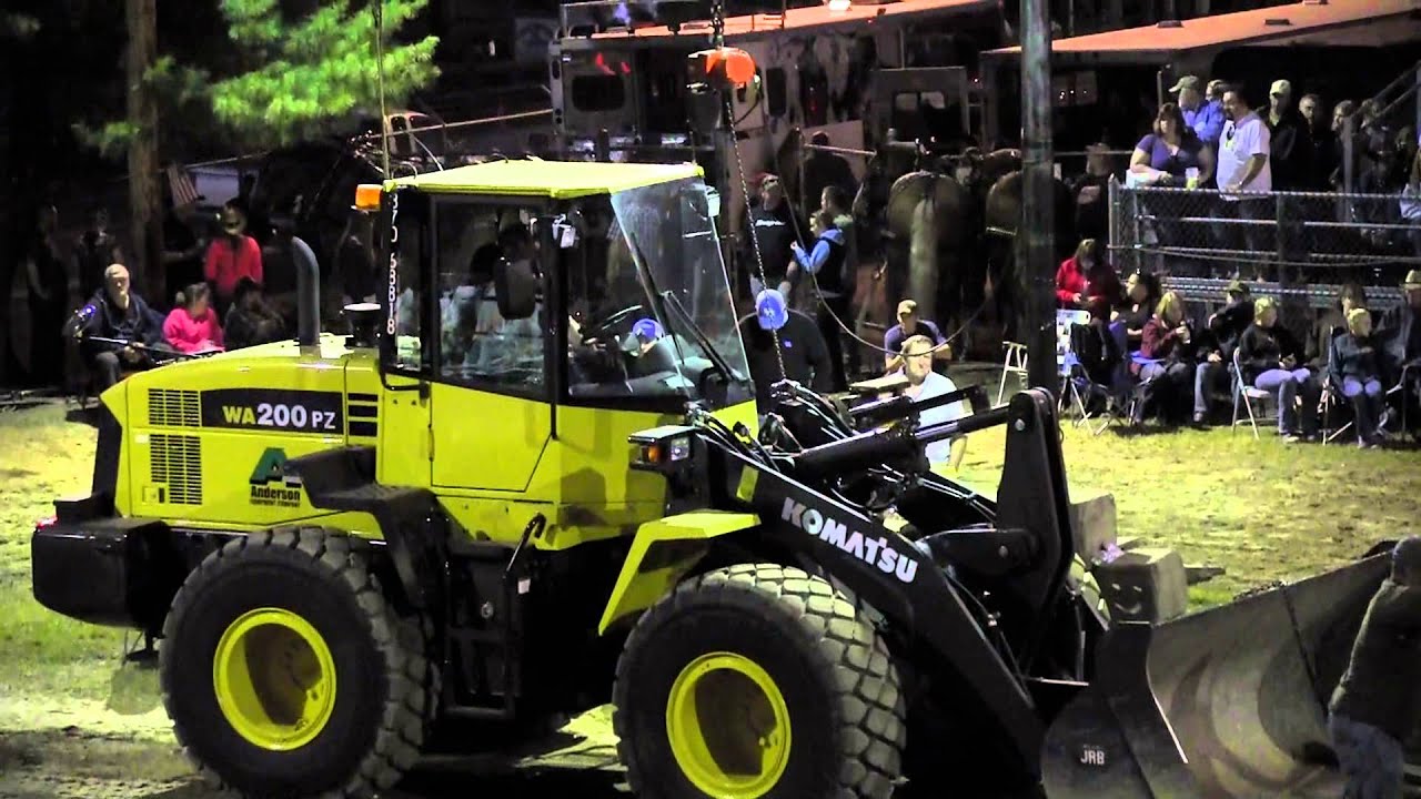 Komatsu WA200PZ WA 200 PZ Pay Loader Tractor Demo - YouTube