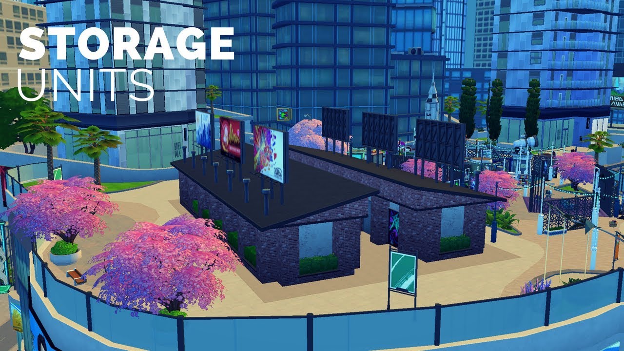 Storage Units - Sims 4 Speed Build - YouTube