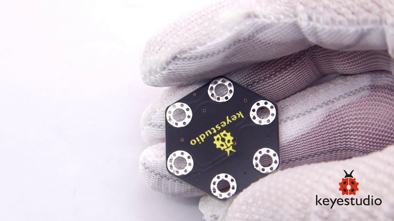 Ks0491 Keyestudio Micro bit Honeycomb Photoresistor - YouTube