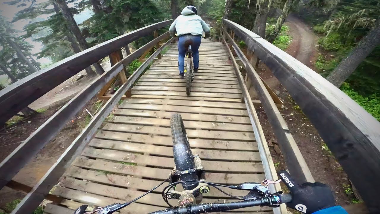 The most famous Blue Trail in the Whistler Bike Park! - YouTube