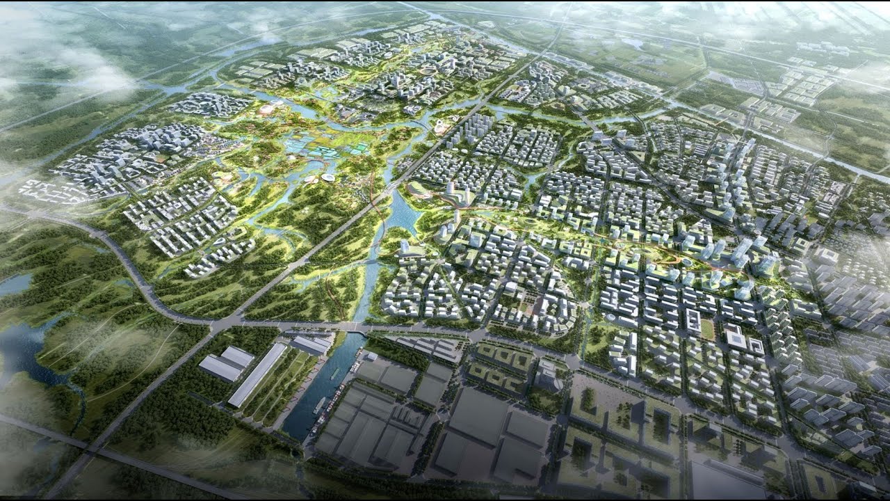 A new 38km2 Eco-Tech City at Wuxi Xiyan Lake, China - YouTube