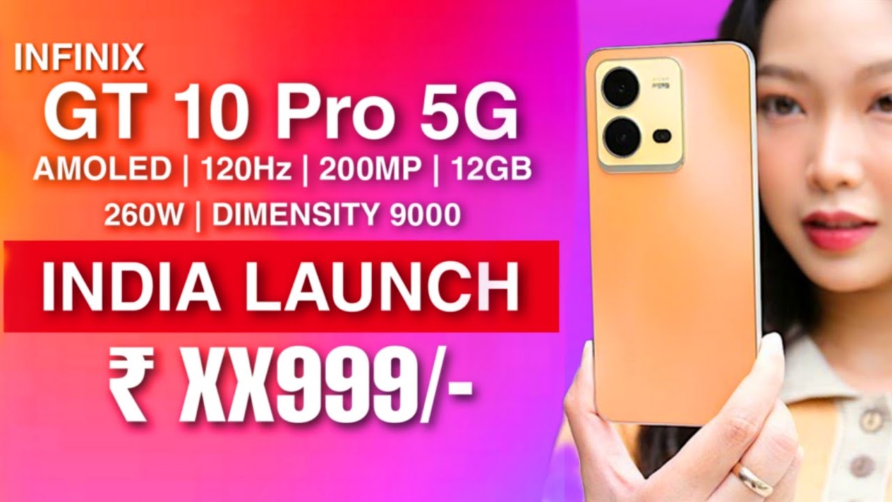 Infinix GT 10 Pro 5G Launch in India With 12GB RAM ⚡ Infinix GT 10 Pro ...