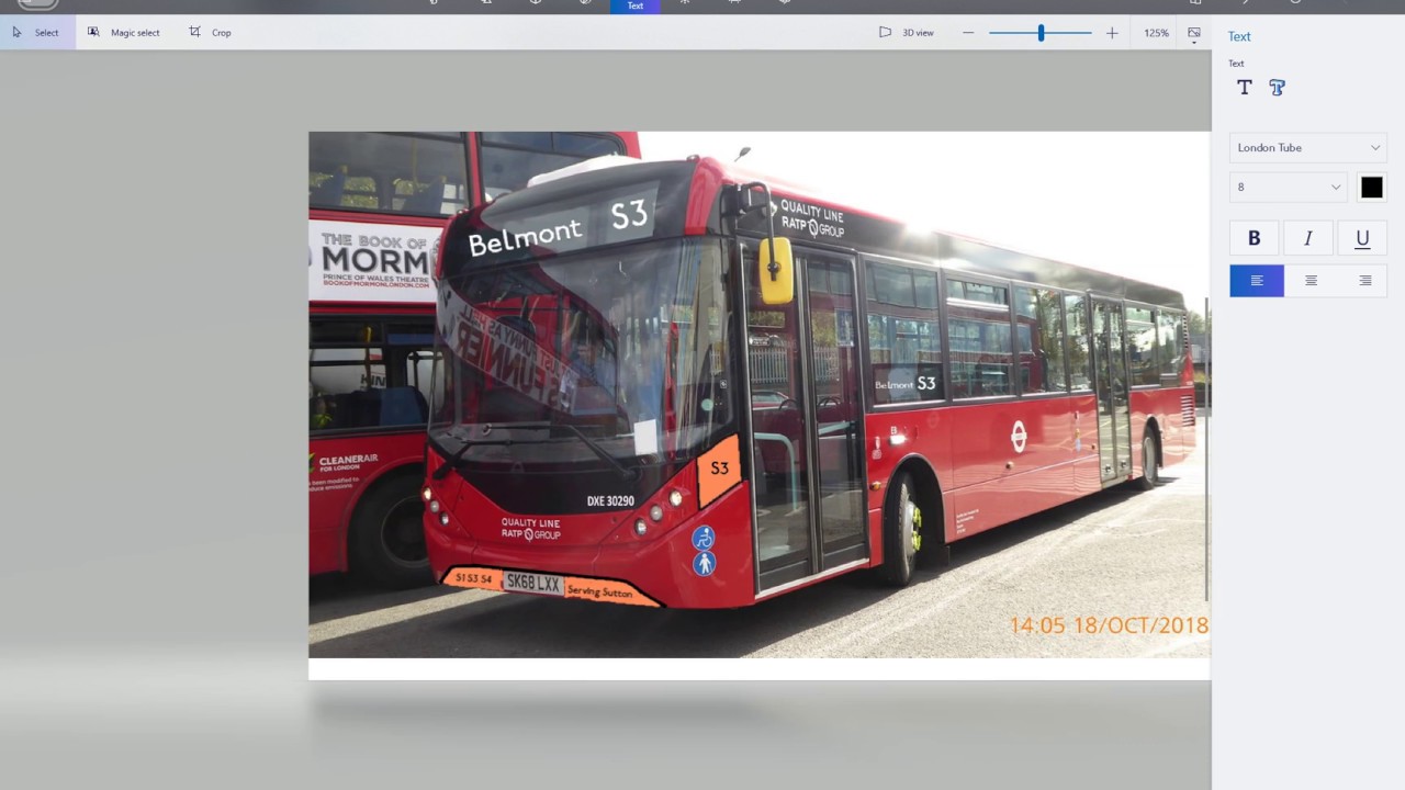 Bus Photoshop E200 MMC S3 - YouTube