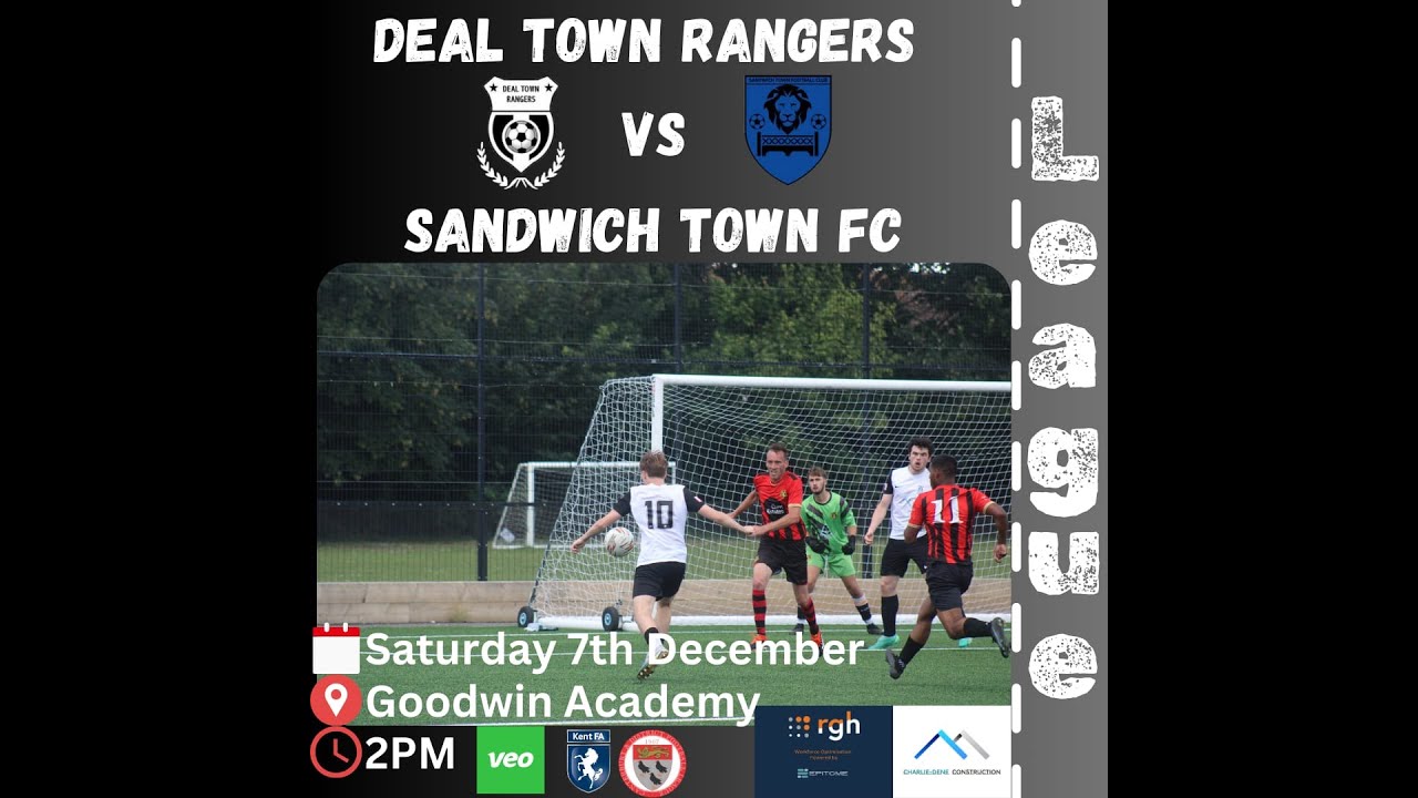 League - Deal Town Rangers FC (5) Vs. (0) Sandwich Town FC 07/12/2024 ...