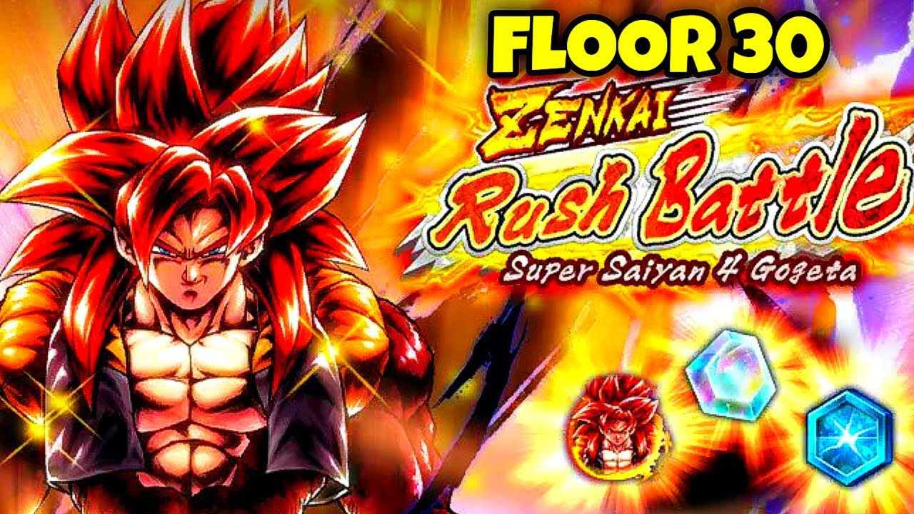 UI Goku solos SSJ4 Gogeta Floor 30 Zenkai Rush Battle | Dragon Ball ...
