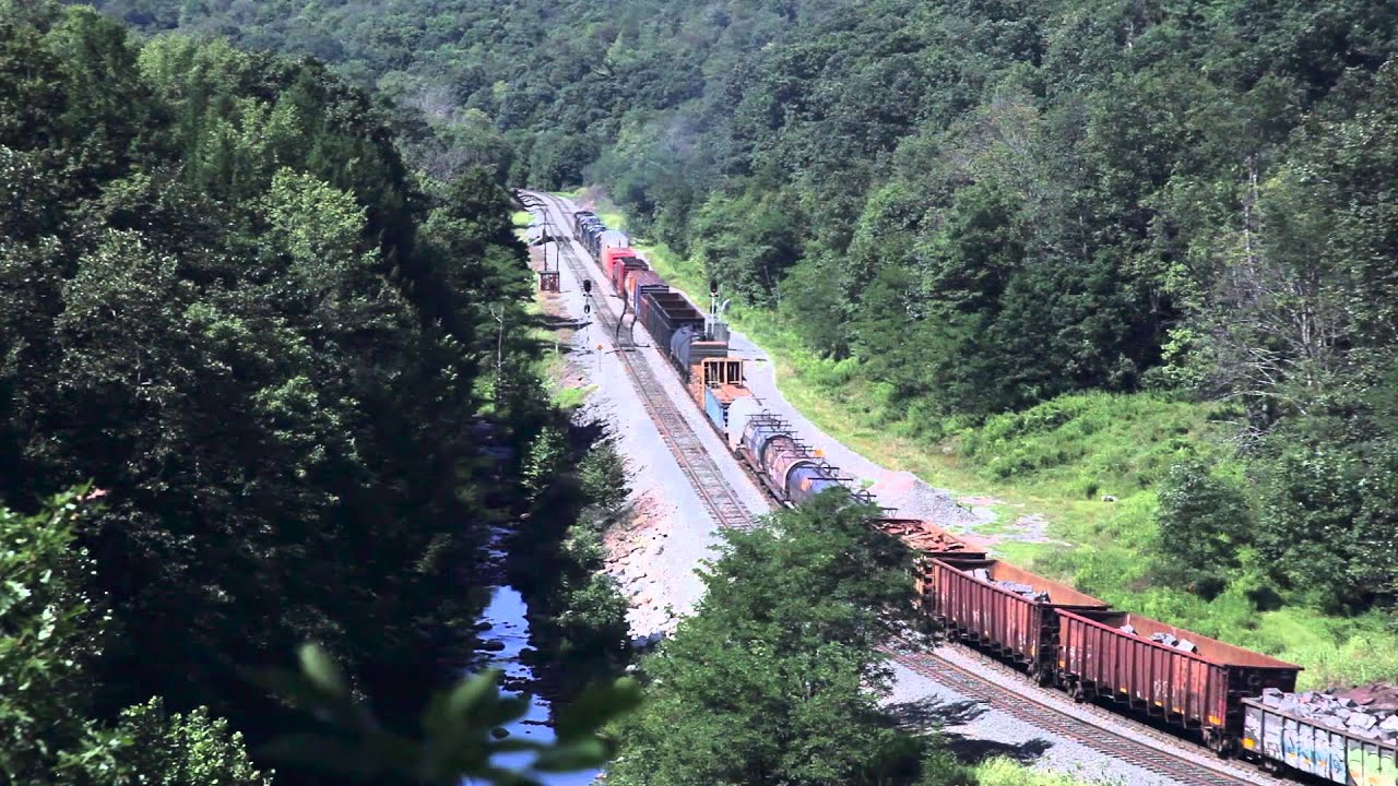 **HD** CSX Keystone Sub/Foley Overlook - CSX Q353 with a huge lashup ...
