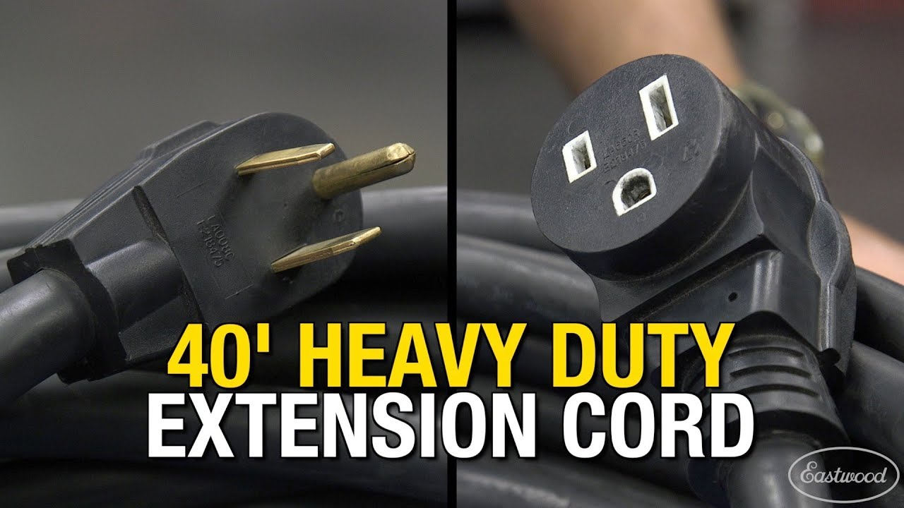 220V 40' Heavy Duty Extension Cord! Power Welders, Plasma Cutters ...