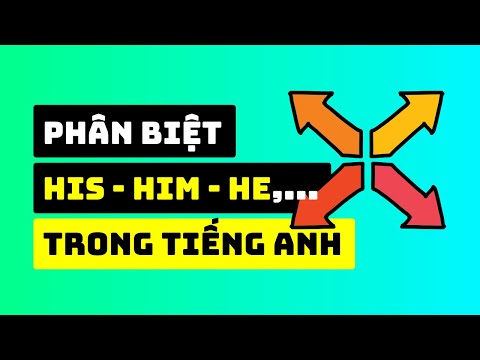 Phân biệt his - him - he, her - she, their - them - they,... trong tiếng Anh