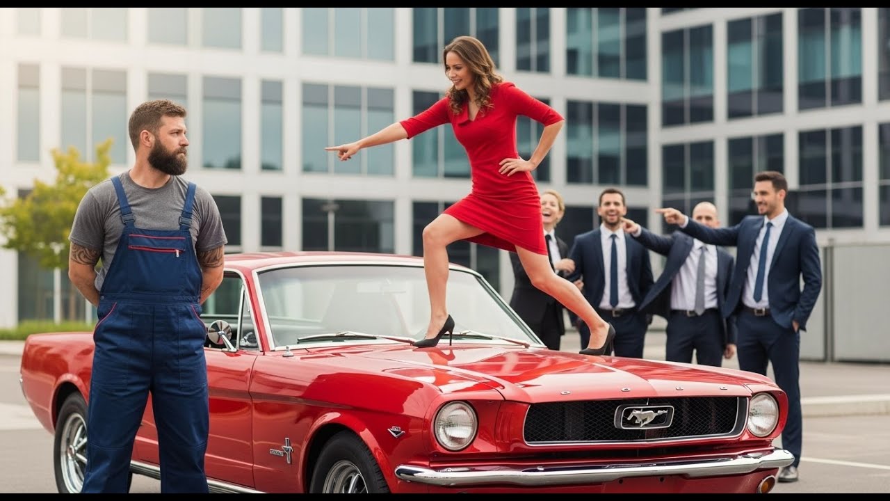LA PDG RIT DE LA MUSTANG D’UN CONCIERGE — PUIS UN MOTEUR À 2 MILLIARDS ...