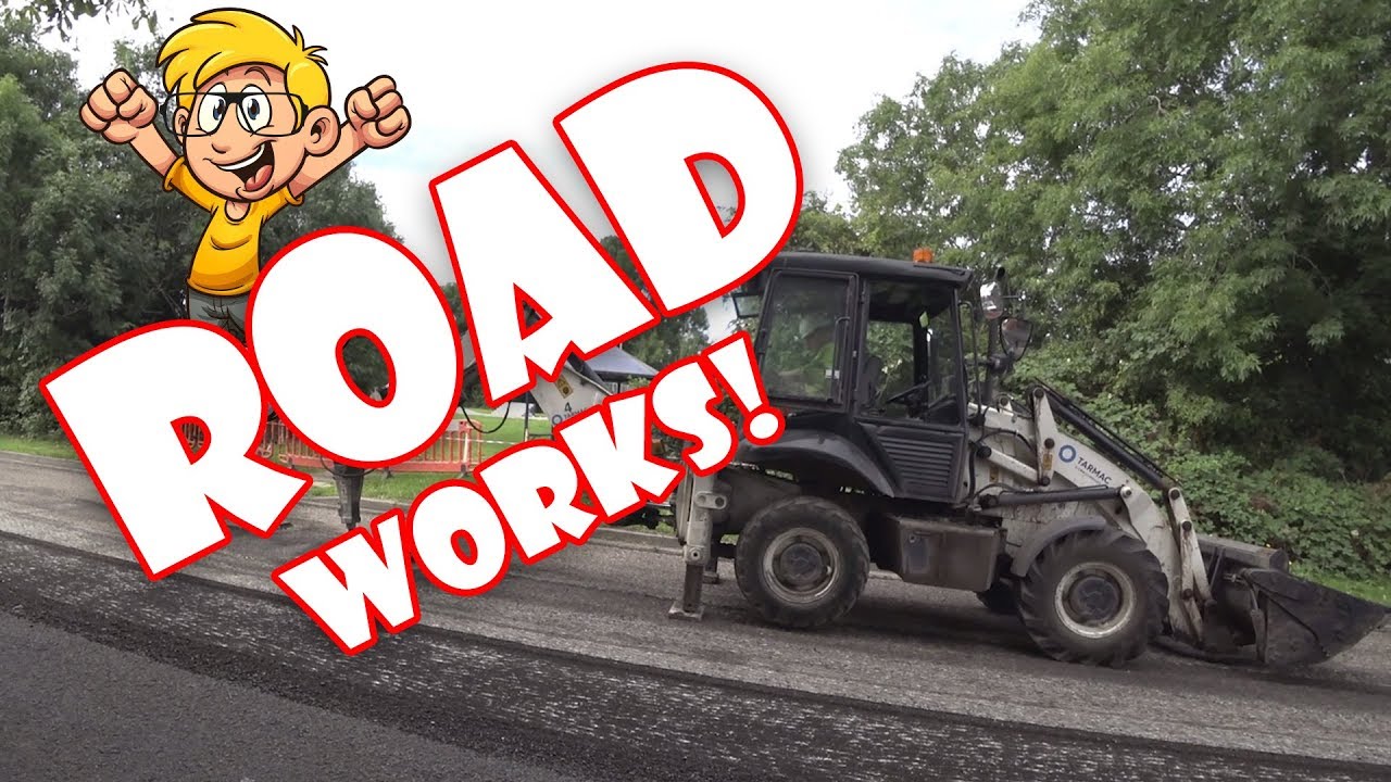 ROADWORKS AND DIGGERS | RIPPING UP THE ROAD - YouTube