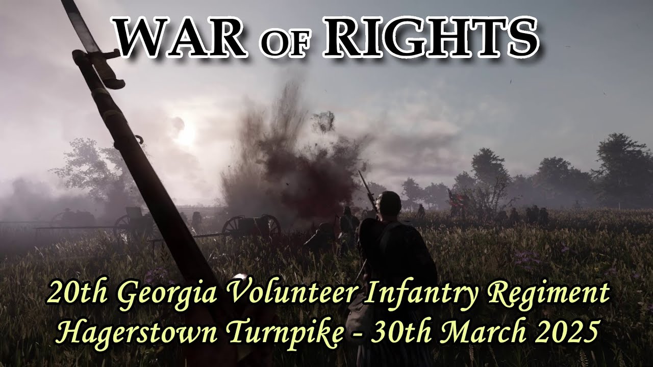 WAR OF RIGHTS - AMERICAN CIVIL WAR - 20TH GEORGIA VOLUNTEER INFANTRY ...