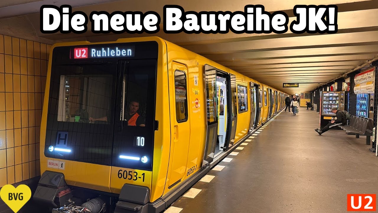 Die neue „JK“ Baureihe, der BVG! || Impressionen || U2 Kleinprofil ...