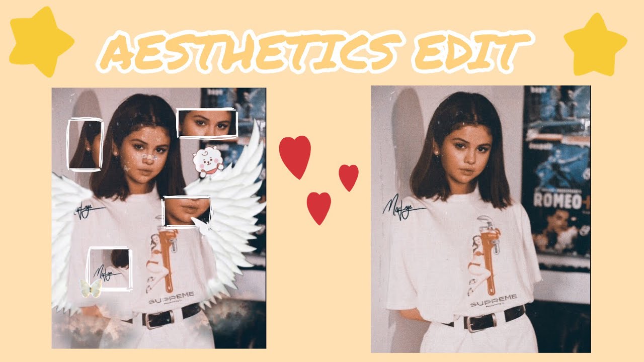 HOW TO MAKE YOUR PHOTOS AESTHETICS // AESTHETIC EDIT - YouTube
