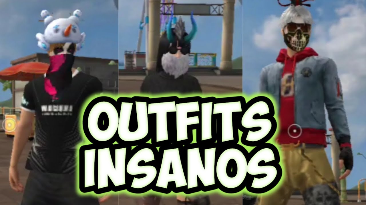 OUTFITS INSANOS EN LA ISLA SOCIAL👻😎//FREE FIRE - YouTube