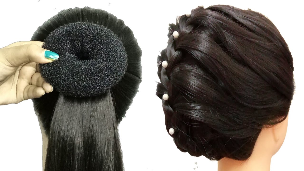 NEW FRENCH BUN WITH SPECIAL TRICK || FRENCH ROLL || FRENCH TWIST ...