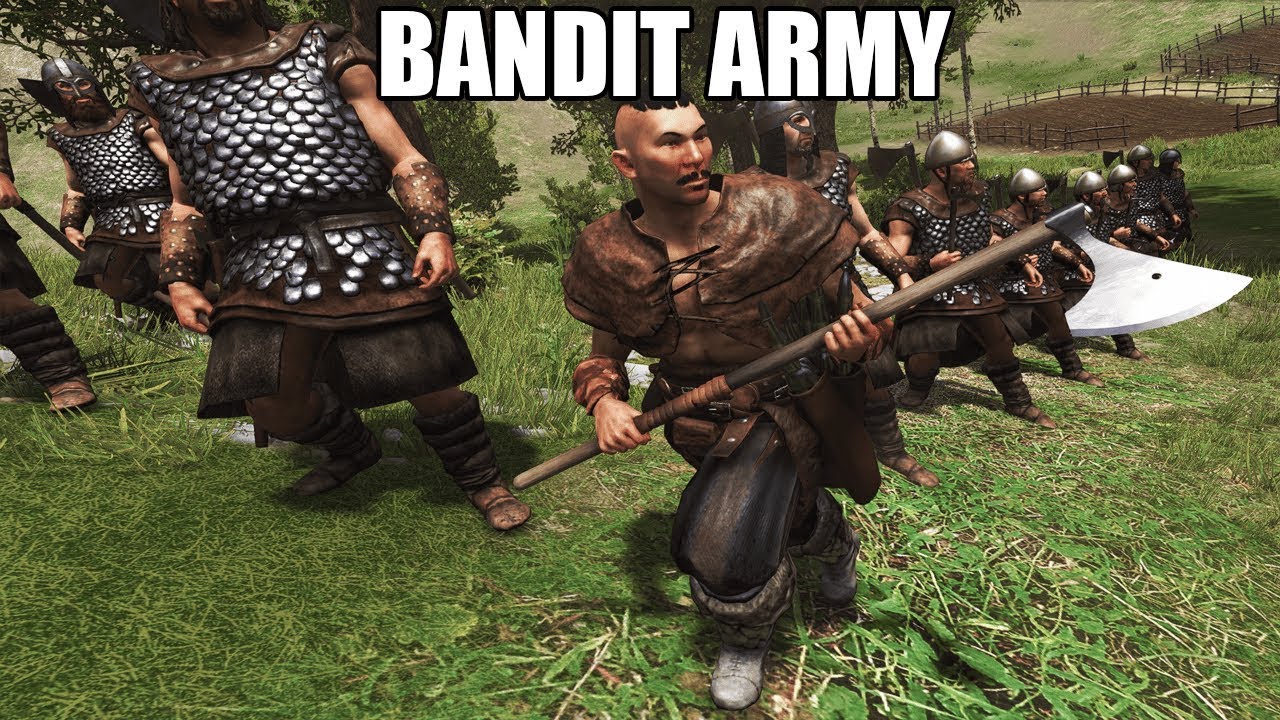 THE MOST INSANE BANDIT ARMY SATISFYING BATTLE - Mount & Blade II ...