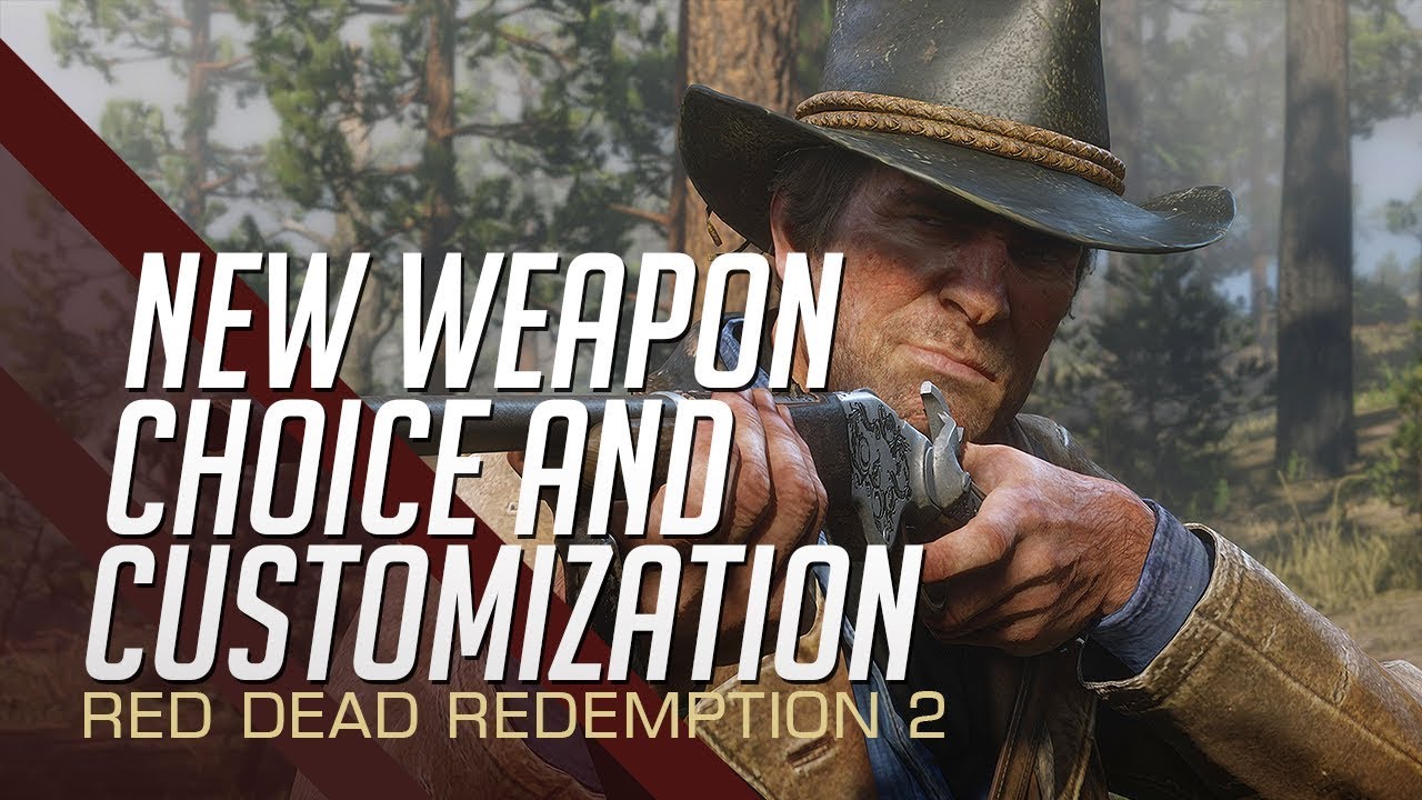 Red Dead Redemption 2 - NEW WEAPON Choice and CUSTOMIZATION Revealed ...