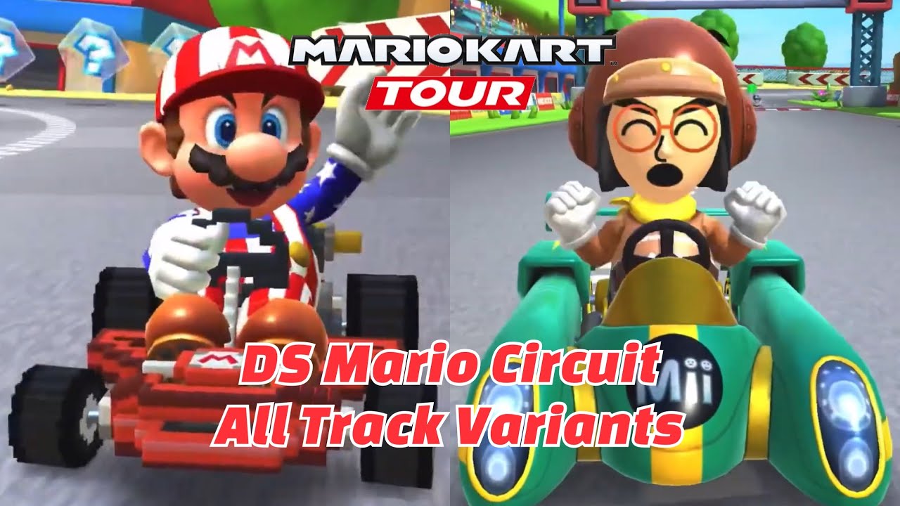 Mario Kart Tour: DS Mario Circuit (All Track Variants) - YouTube
