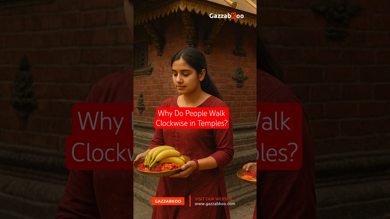 Why Do People Walk Clockwise in Temples?🛕⁉️ #relaxingmusic - YouTube