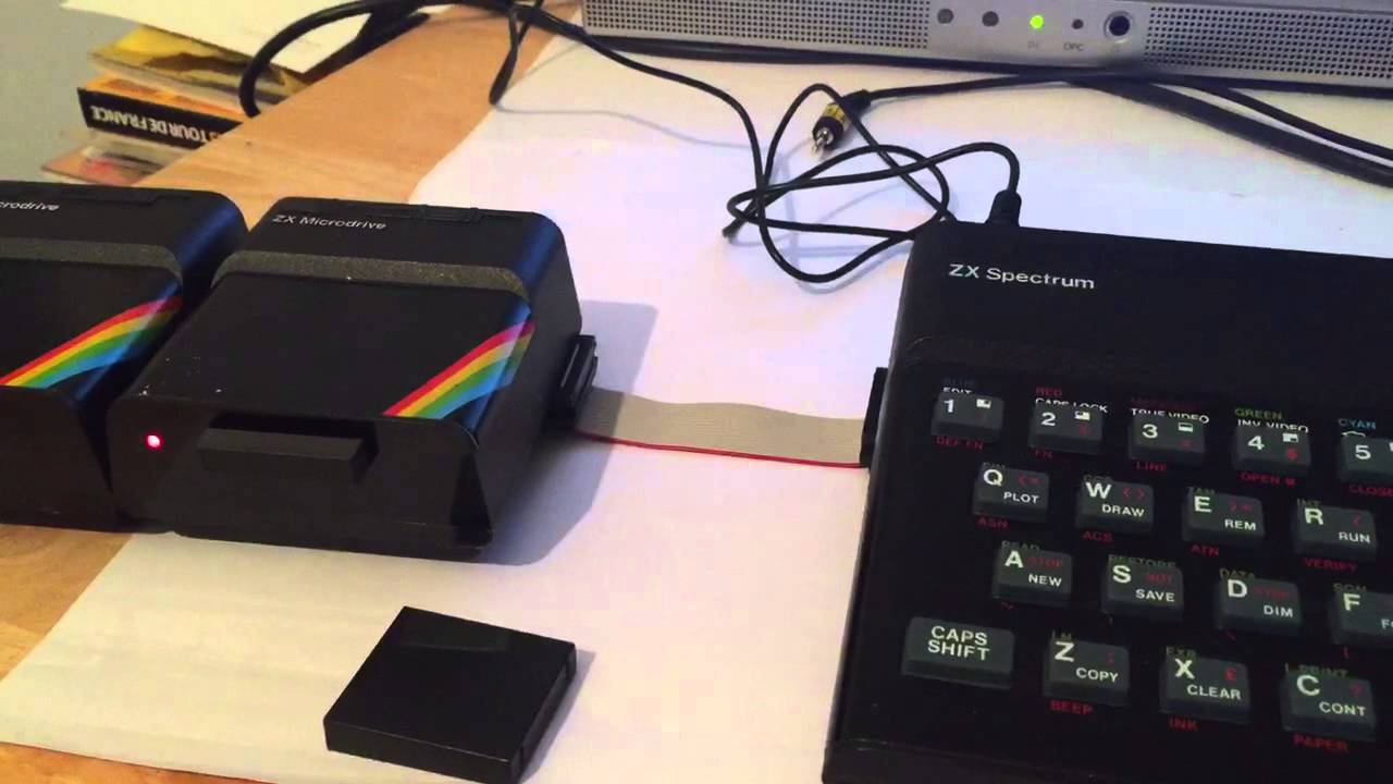 ZX Spectrum Microdrive - YouTube
