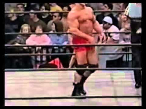 WCW Sid Vicious breaks his leg - YouTube