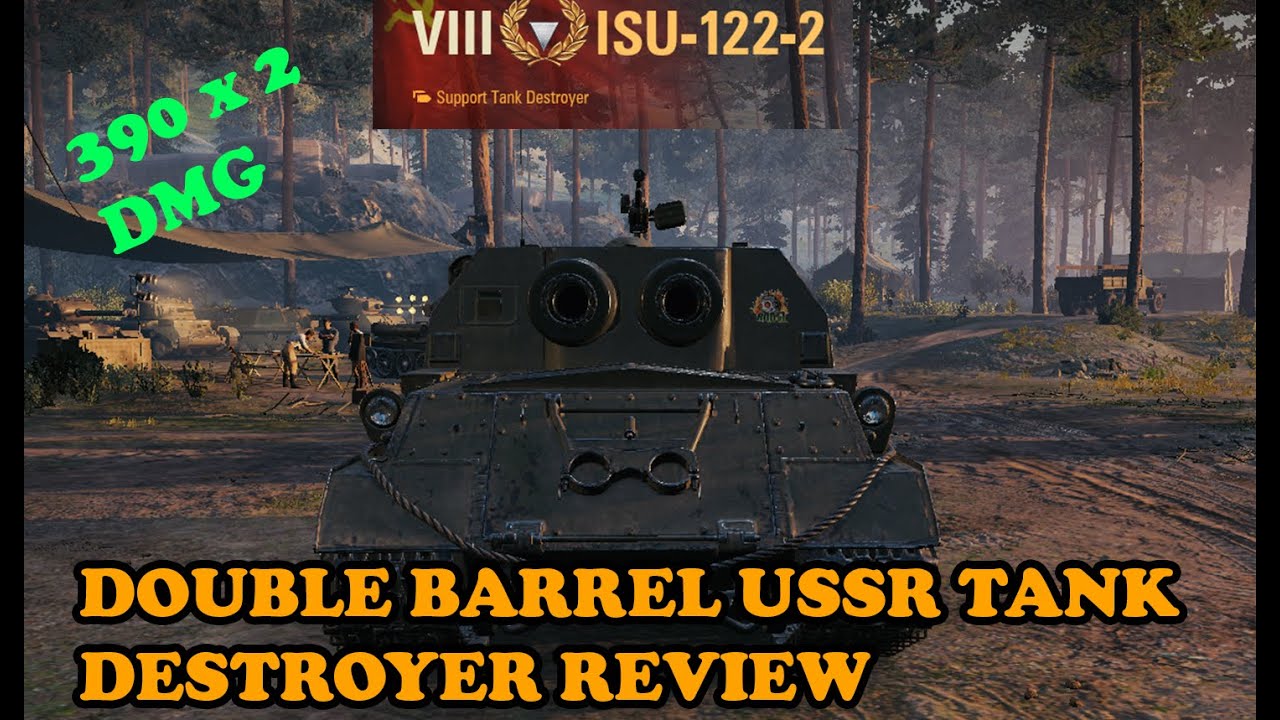 ISU-122-2 Tank Preview: Hardest hitting tank destroyer at tier 8? - YouTube
