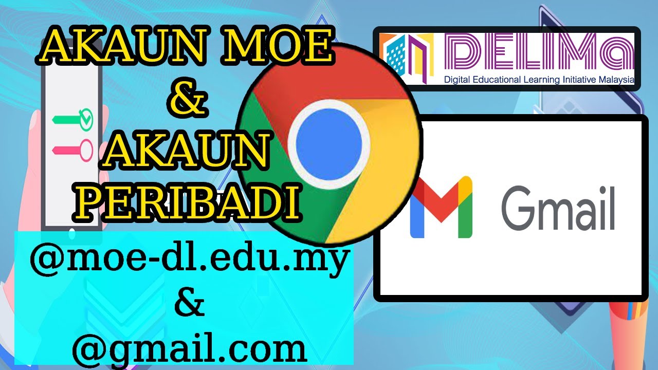 CARA SETTING AKAUN MOE DAN AKAUN PERIBADI - YouTube