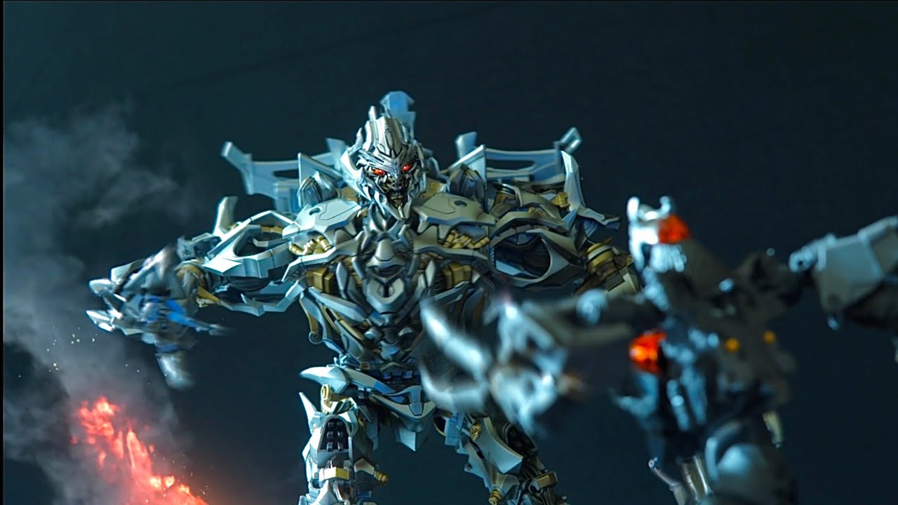 TF Stop Motion Megatron VS Scourge - YouTube