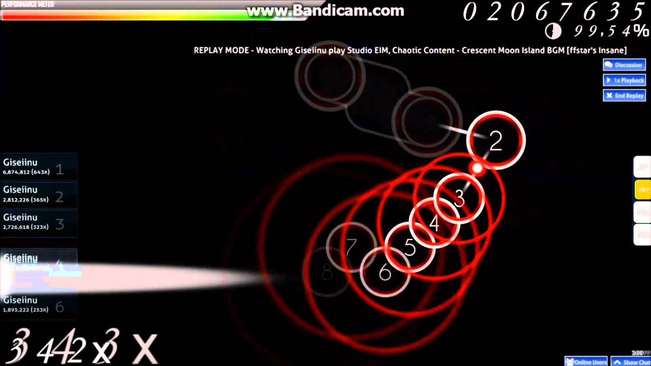 [Osu!] Studio EIM, Chaotic Content - Crescent Moon Island BGM [Insane ...