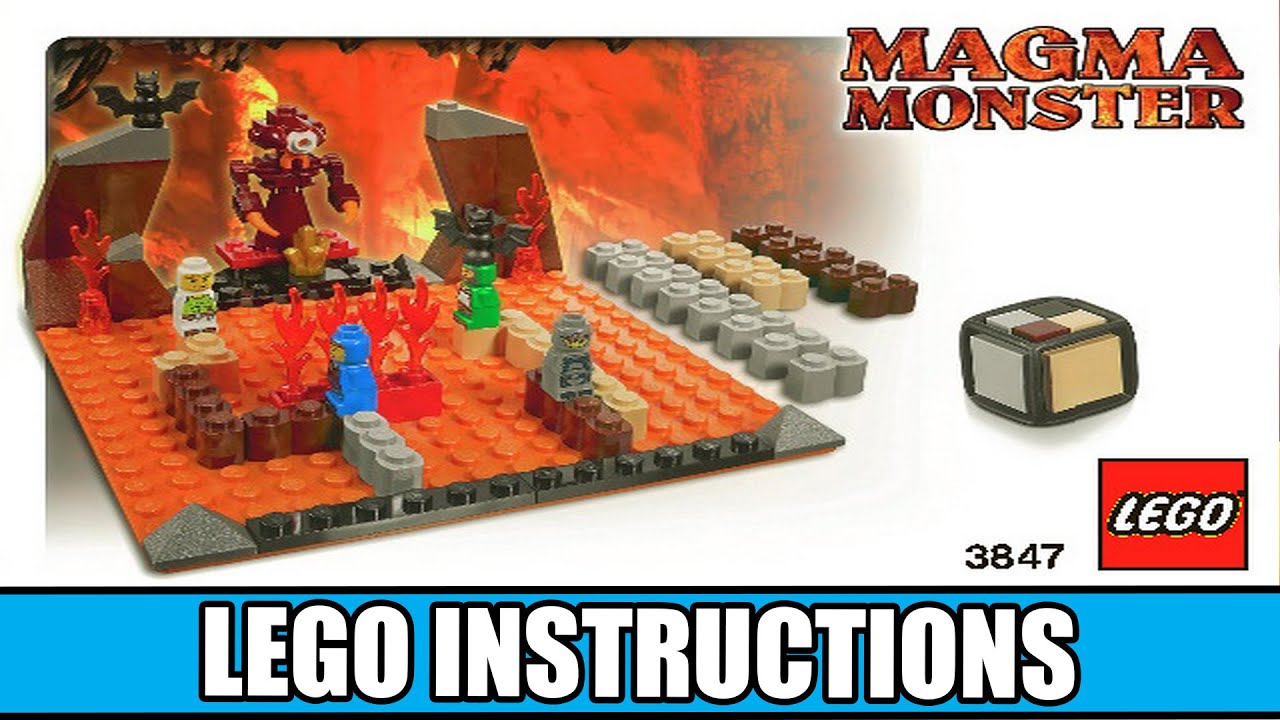 LEGO Instructions - Games - 3847 - Magma Monster - YouTube