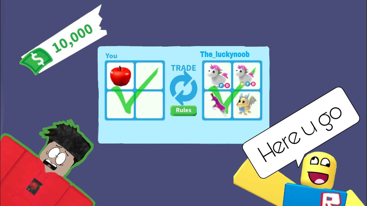 Trading Apples Into Legendary In Adopt Me!!! (Original) - YouTube