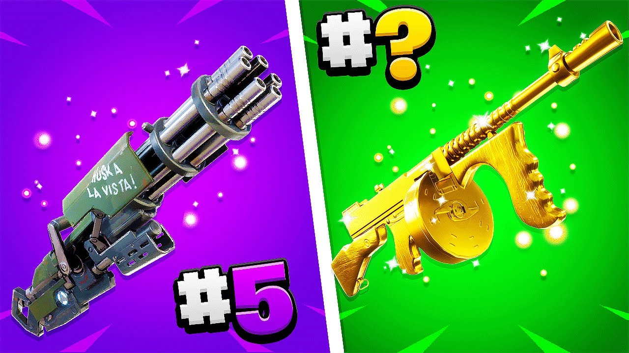 Top 10 Most TOXIC Fortnite Weapons In Chapter 2 - YouTube