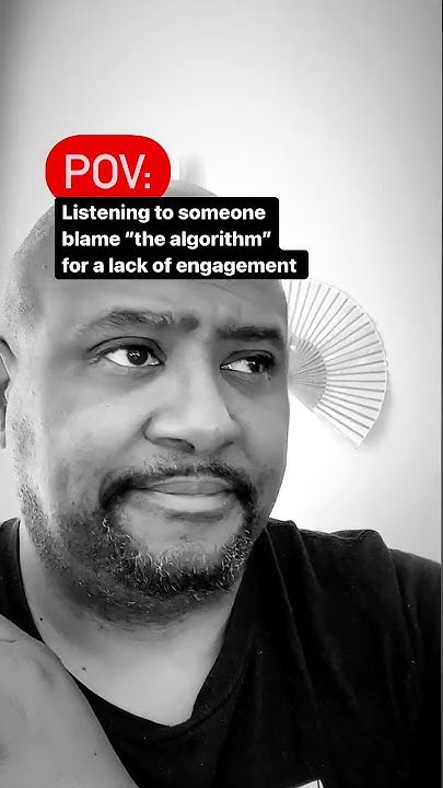 STOP blaming the algorithm 🛑 - YouTube