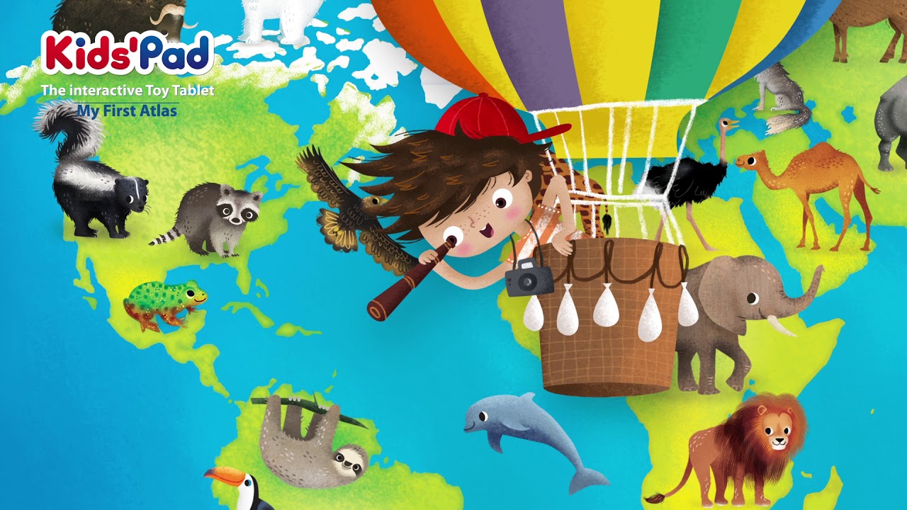 Kids' Pad My First Atlas - YouTube