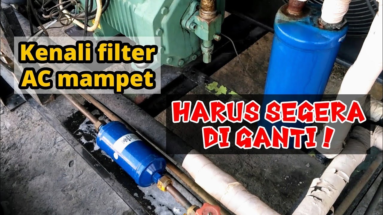 Servis AC, cara ganti filter dryer - YouTube