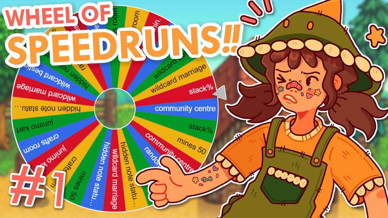 stardew valley wheel of speedruns #1 - streamed 07/05/23 - YouTube