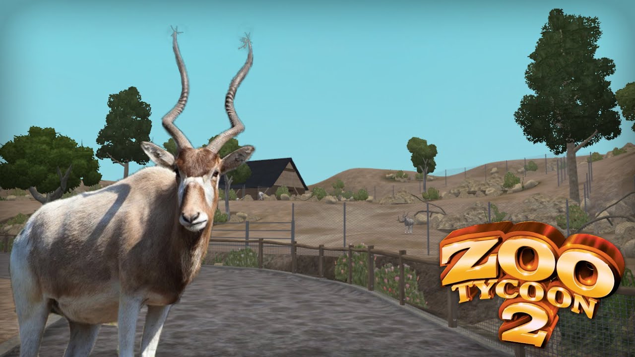 Addax Exhibit Speed Build - Zoo Tycoon 2 - YouTube