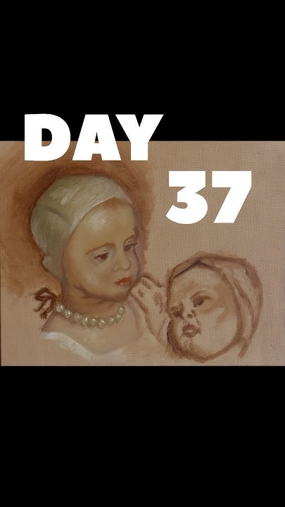 DAY 37! Painting everyday till I’m proud of my progress #art #painting #progress #day37 - YouTube