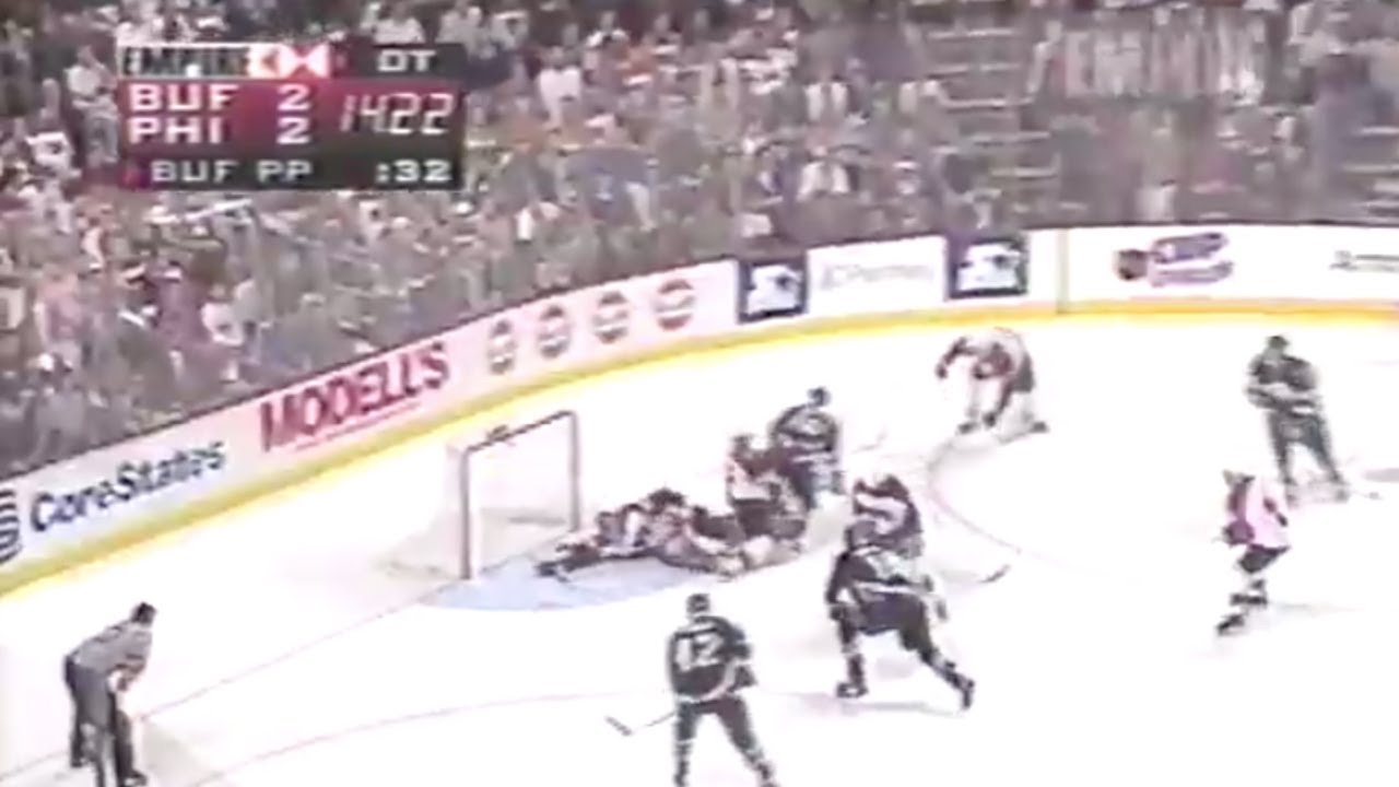 Michael Grosek OVERTIME Goal - Game 5, 1998 ECQF Sabres vs. Flyers ...