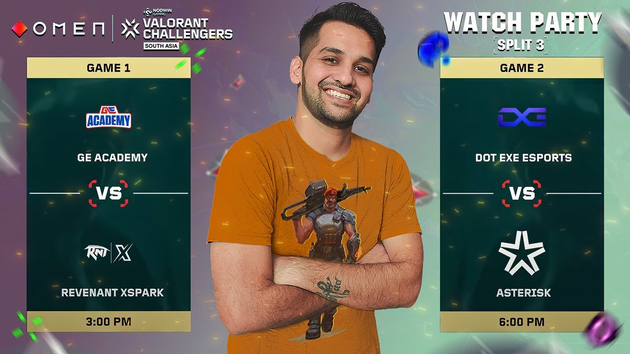 [WatchParty] Asterisk vs DOT EXE Esports | Match 2 | Split 3 - Day 5 ...