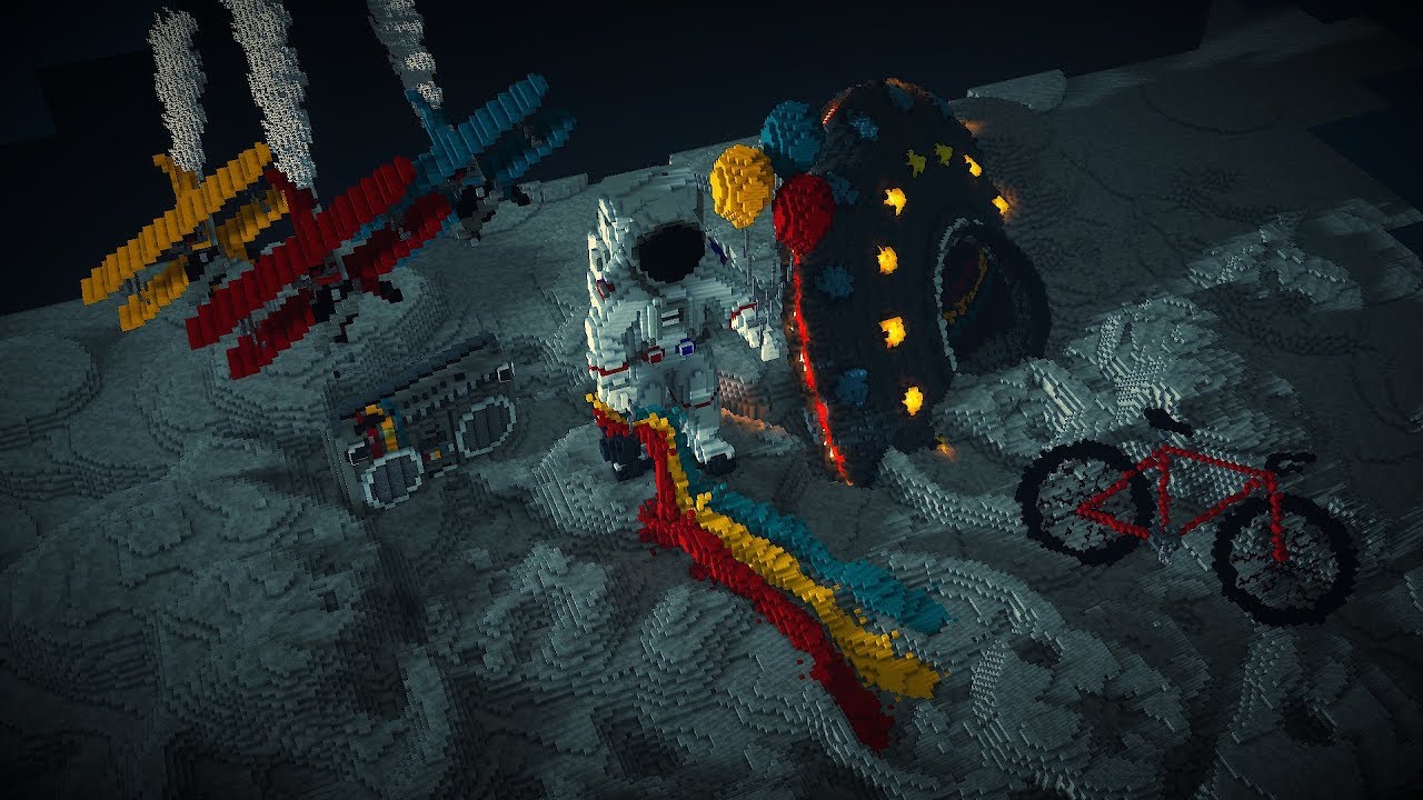 Check out this AMAZING Astronaut Space Minecraft Build | Timelapse ...