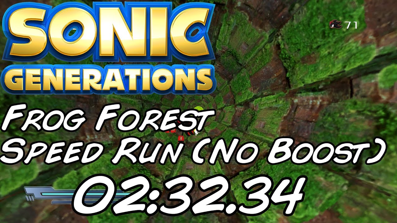Sonic Generations (2K HD) Frog Forest Speed Run (No Boost) - YouTube