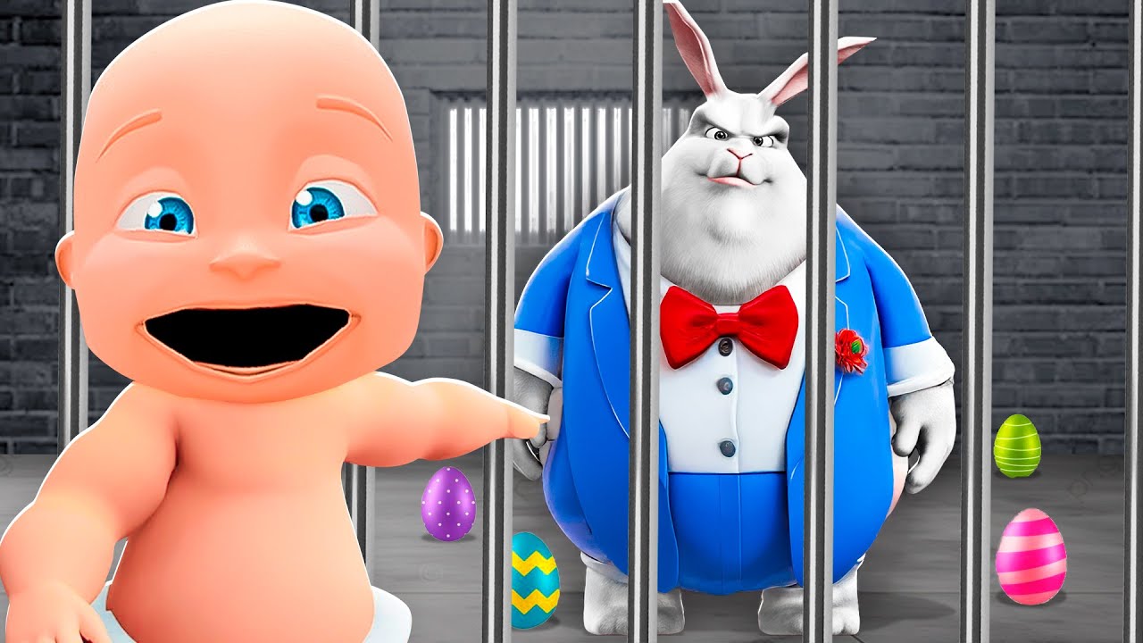 Baby LOCKS Easter Bunny In PRISON! - YouTube