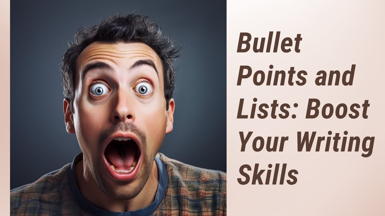 Mastering Bullet Points and Lists in Workplace Emails and Letters - YouTube
