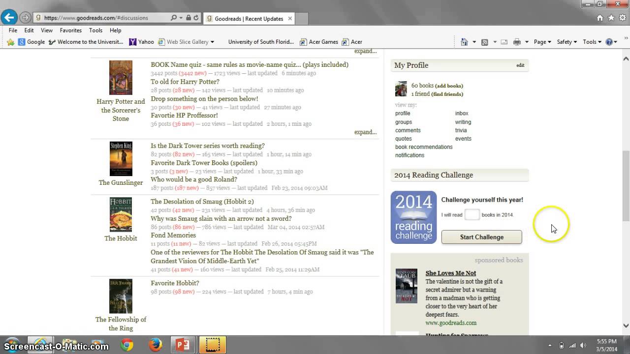 Goodreads tutorial - YouTube