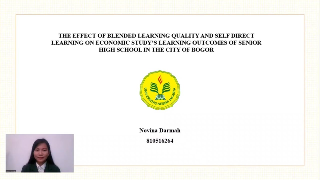 PRESENTASI SIDANG SKRIPSI | PENDIDIKAN EKONOMI UNJ - YouTube