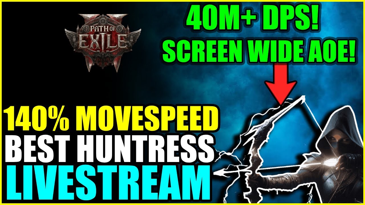 Path of Exile 2 | NEW INFO! 140% Movespeed! Best Lightning Huntress Build (PoE 2 Amazon Guide ...