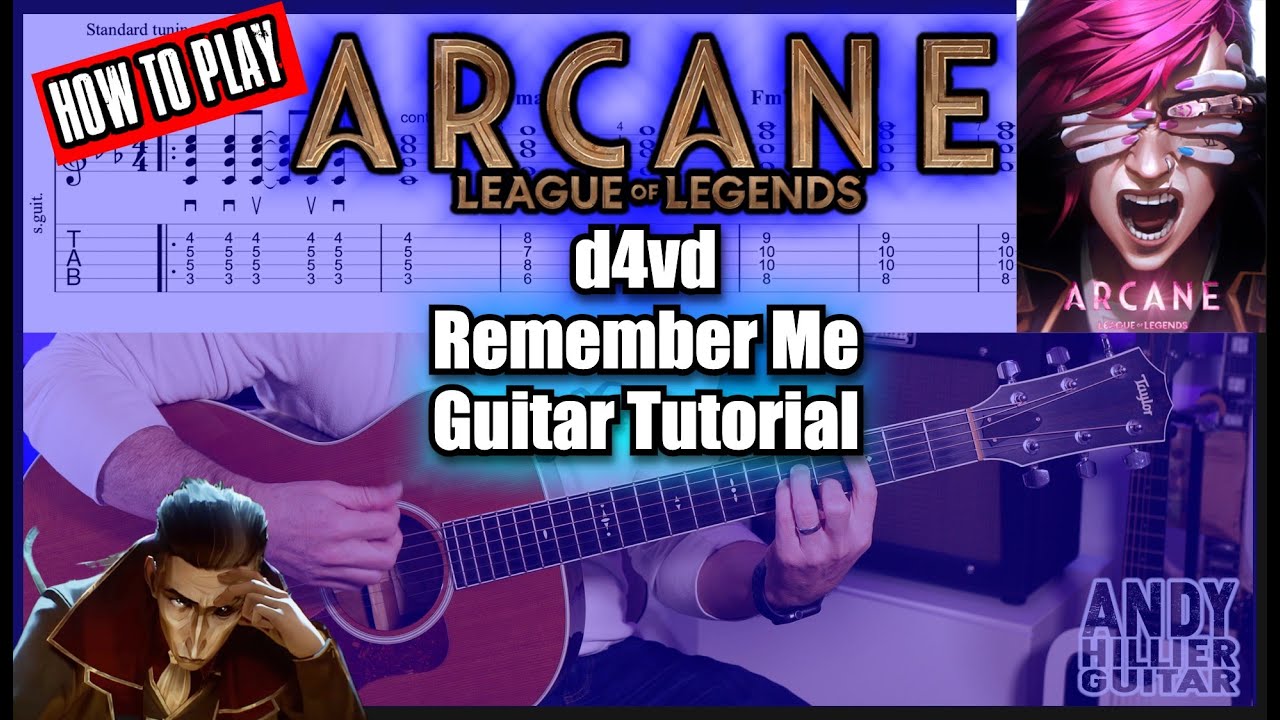 d4vd - Remember Me Guitar Tutorial | Chords & Strumming Lesson (From ...